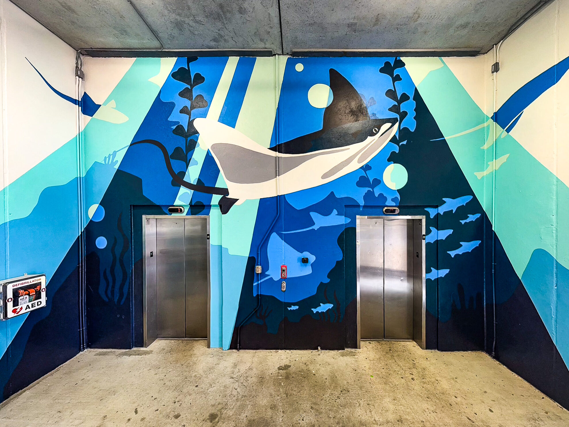 Hand Painted Murals in Florida - Casa Bel Mar